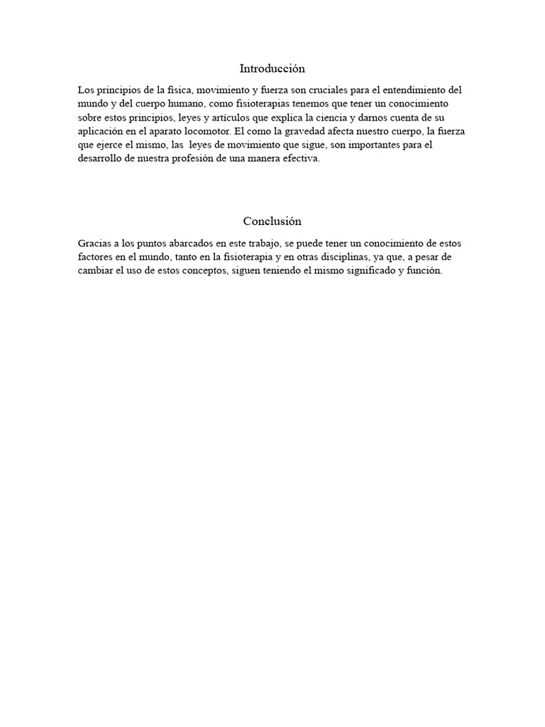 Introducción y Conclusión | PDF | Ciencia y matemática