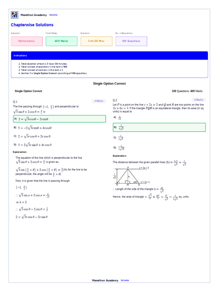 Point & Straight Line-Hints-7 | PDF | Triangle | Circle