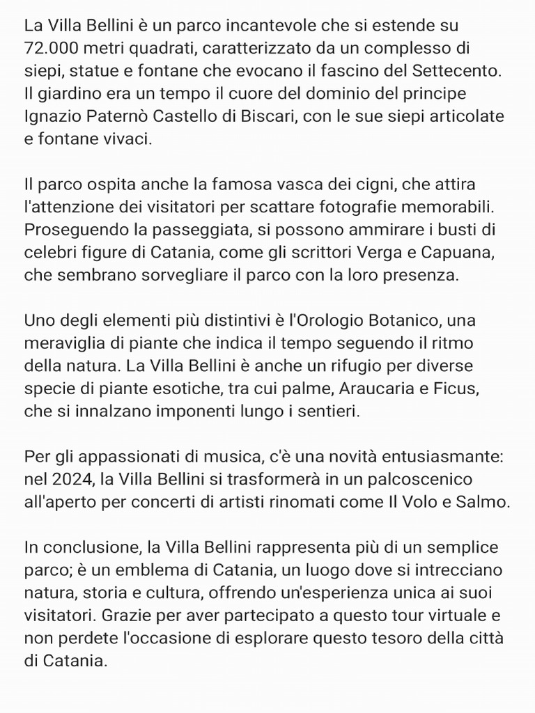 Villa Bellini | PDF