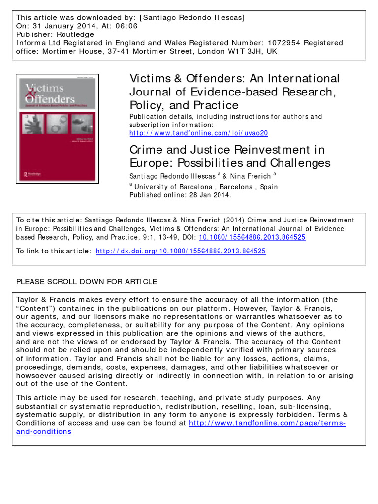 2014 Crime | PDF | Crimes | Crime & Violence