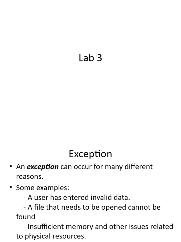 Lab 03 Pdf Class Computer Programming Computing