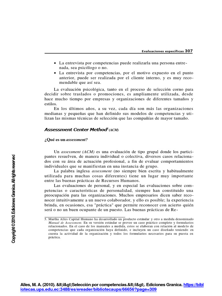 Assesment M.A | PDF | Gestión de recursos humanos | Inteligencia artificial