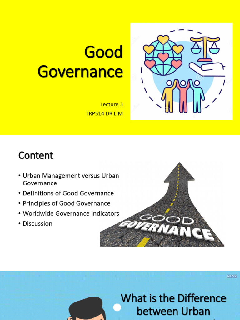 Understanding Good Governance Principles | PDF | Governance | Good ...