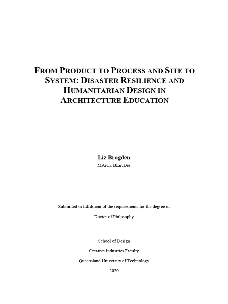 Transformative Pedagogy in Architecture | PDF | Disaster Risk Reduction ...