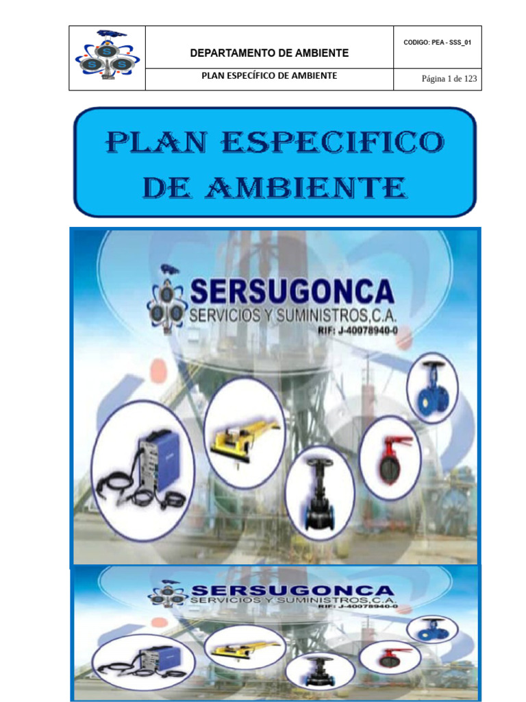 Plan Ambiental para Lubricación Jusepín | PDF | Entorno natural | Business