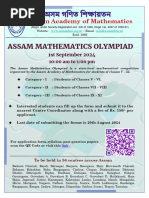 Circular no 3 of 2025_Maths Olympiad | PDF | Mathematics