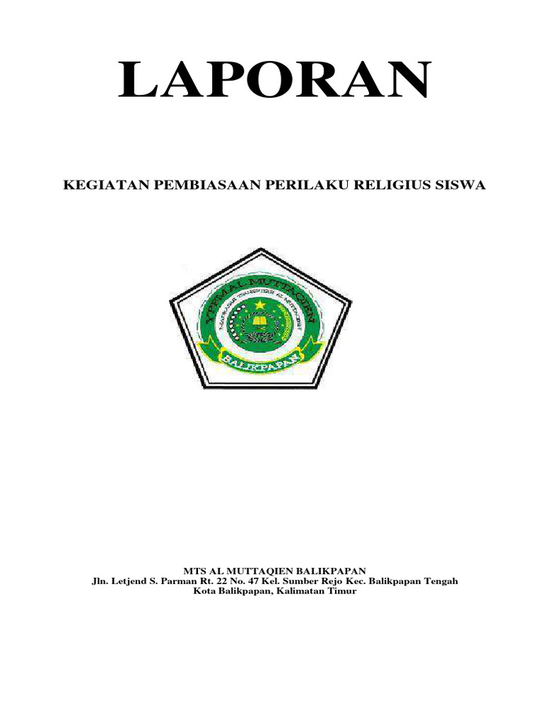 2.2 LAPORAN PEMBIASAAN RELIGIUS New - Compressed | PDF