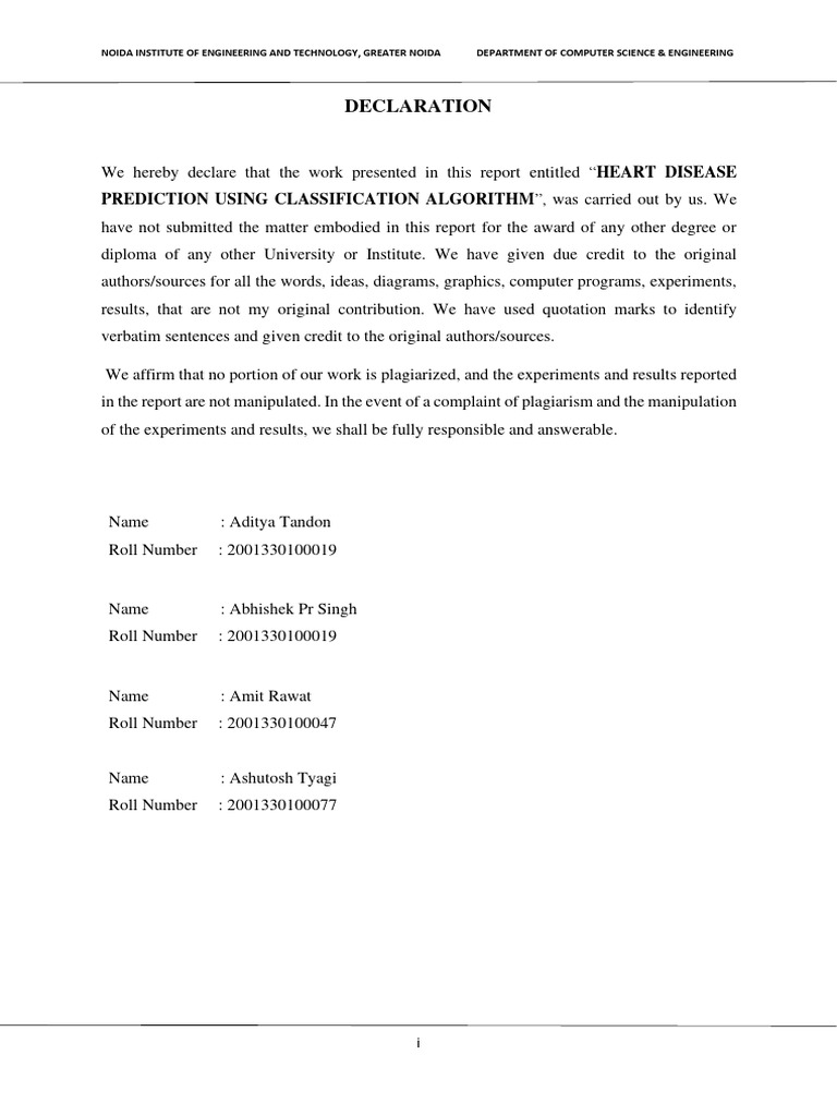 Final Report 2024 - Merged | PDF | Machine Learning | Dependent And ...