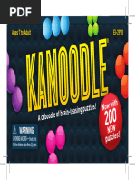 Kanoodle Genius Puzzle Instructions | PDF