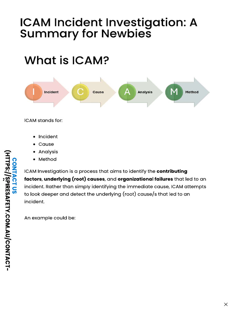 .Au - Resources.icam Incident Investigation A Summary | PDF