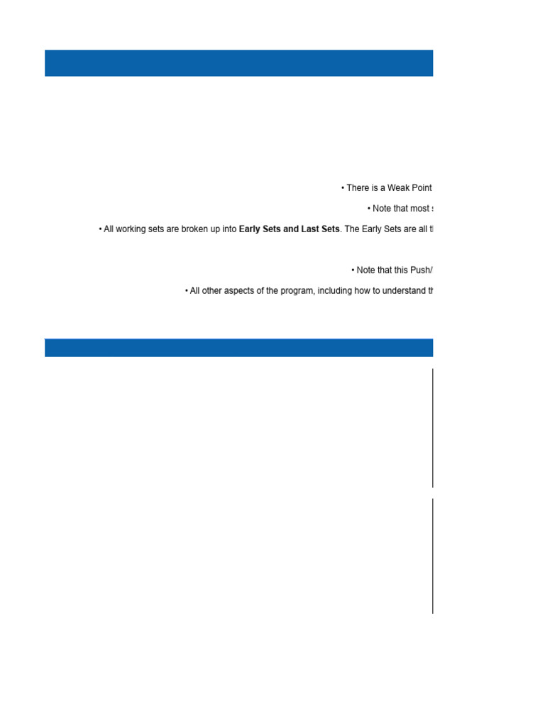 Pure - Bodybuilding - PPL - XLSX - PPL | PDF | Anatomical Terms Of ...