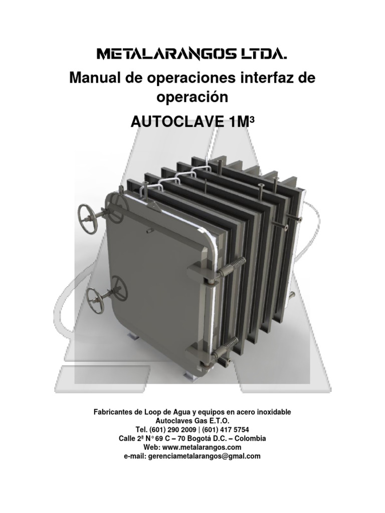 Manual de Operaciones Interfaz Autoclave | PDF | Scada | Informática