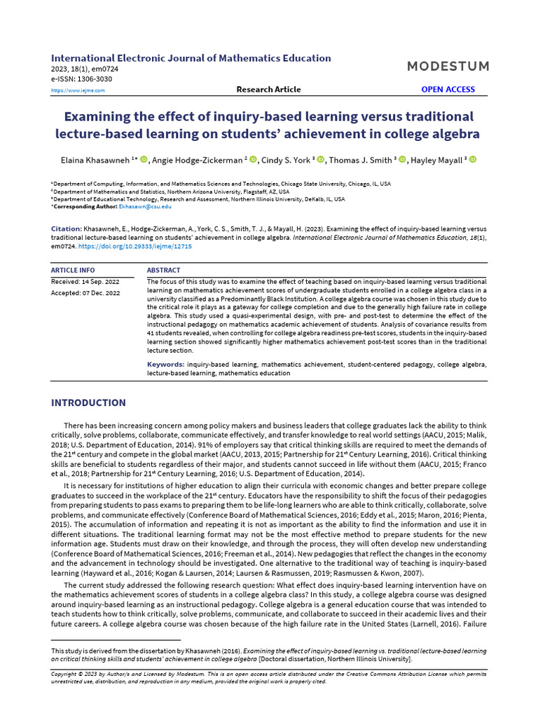 Research | Download Free PDF | Constructivism (Philosophy Of Education ...