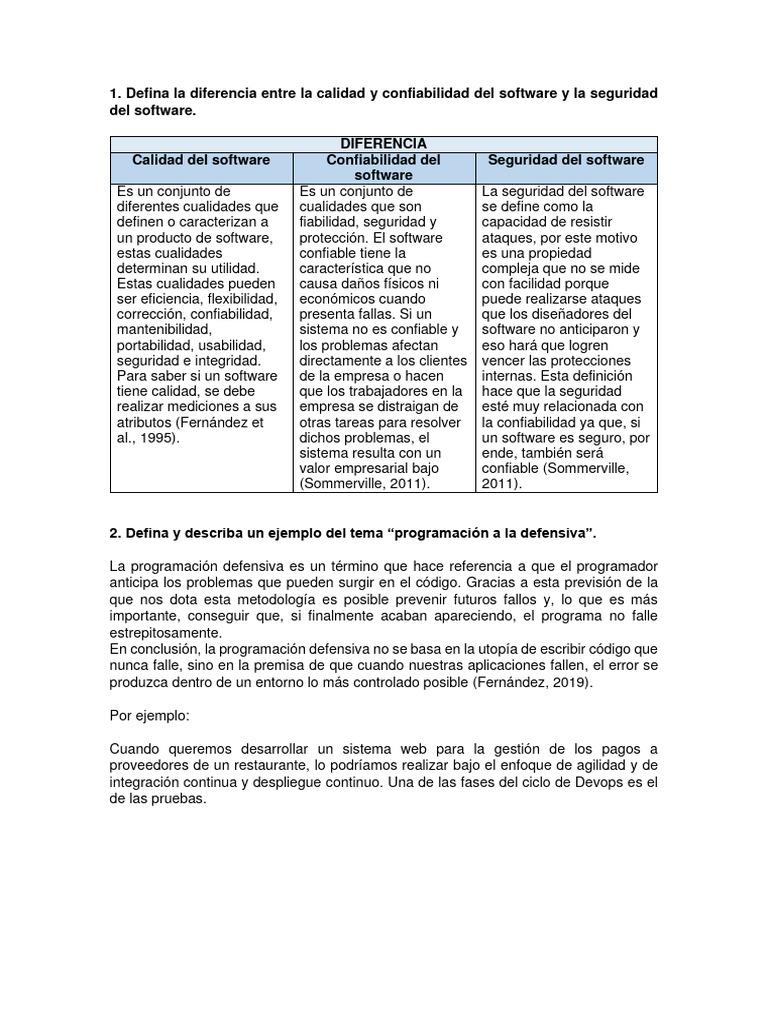 Foro 1 B2 | PDF | Software | Ingeniería de confiabilidad