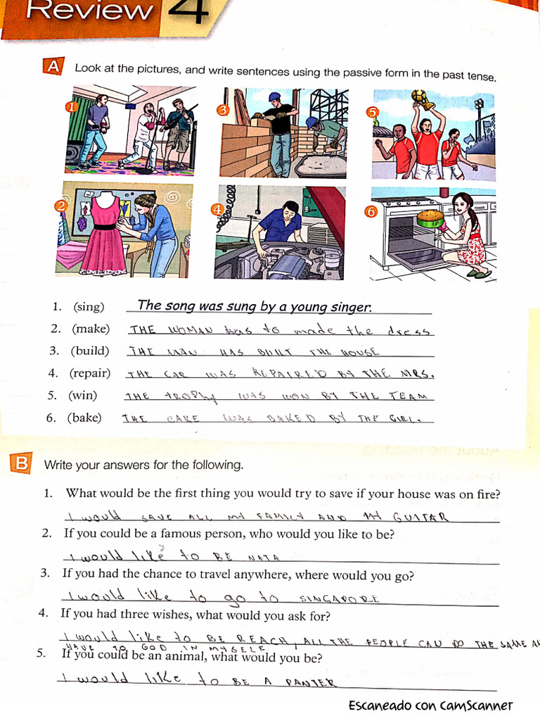 Ejercicios de Student Book | PDF