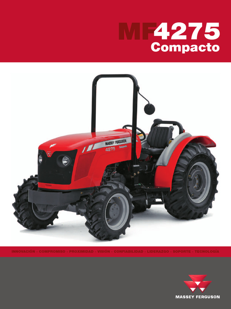 Ficha Técnica Massey Ferguson 4275 | PDF | Vehículos | Industria automotriz