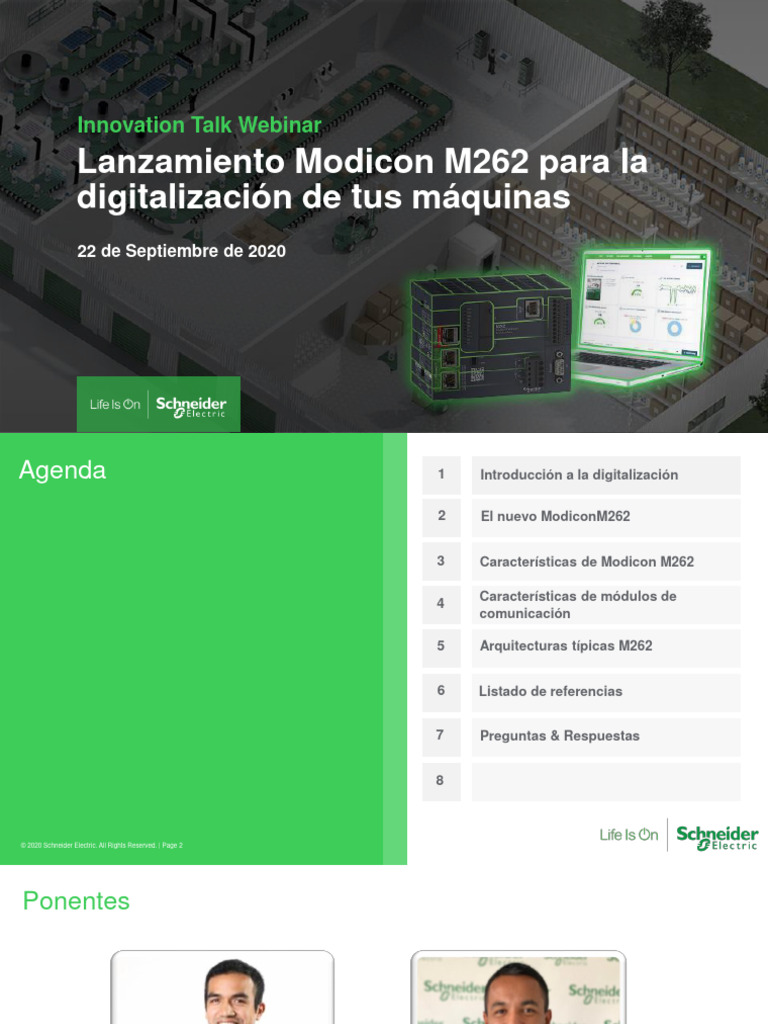 02 Modicon M262 Customer Presentation 20190401 | PDF | Computación en ...