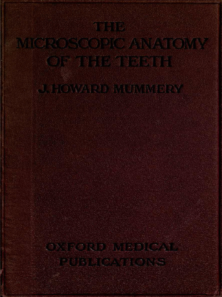 The Microscopic Anatomy of the Teeth | PDF | Tooth | Tooth Enamel
