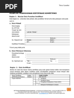 Contoh Blanko Lku Dan Data Karyawan | PDF