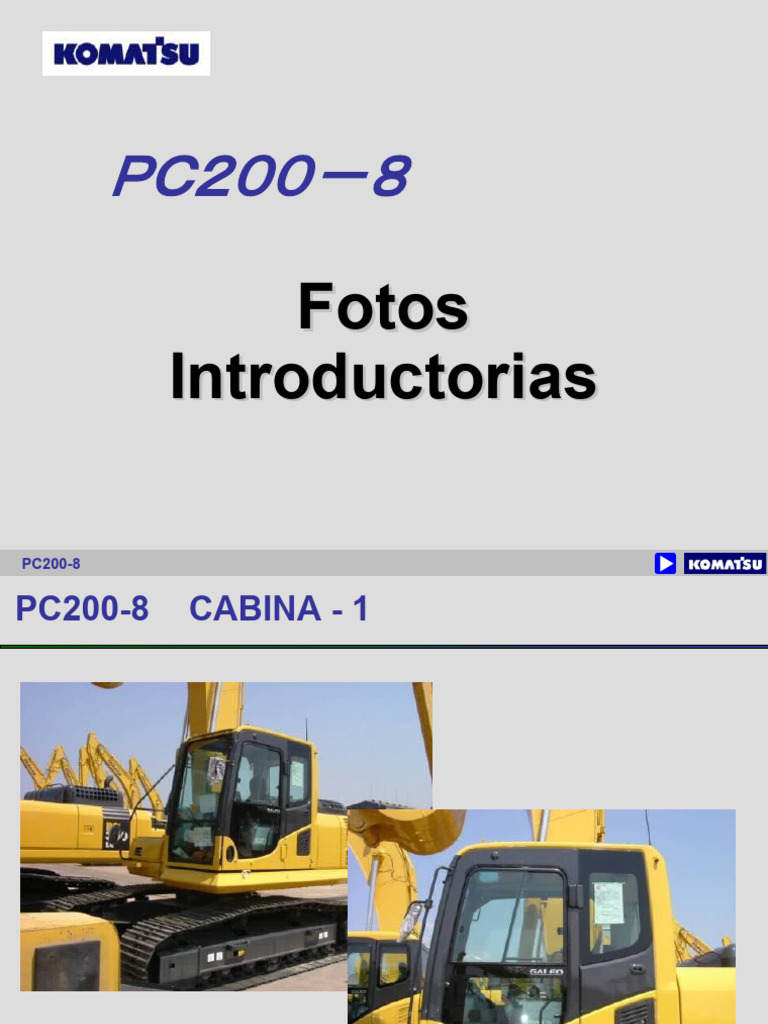 003_IGS_PC200-8 Introduction Photo (SPA) | PDF