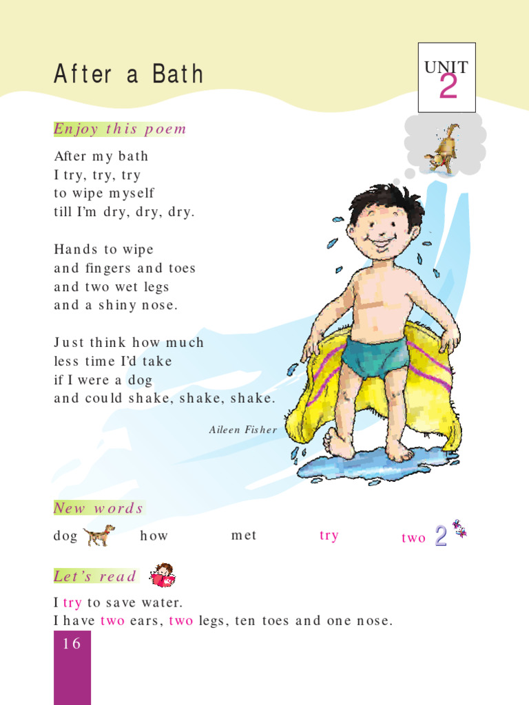 NCERT-Books-for-class 1-English-Chapter 2 | PDF
