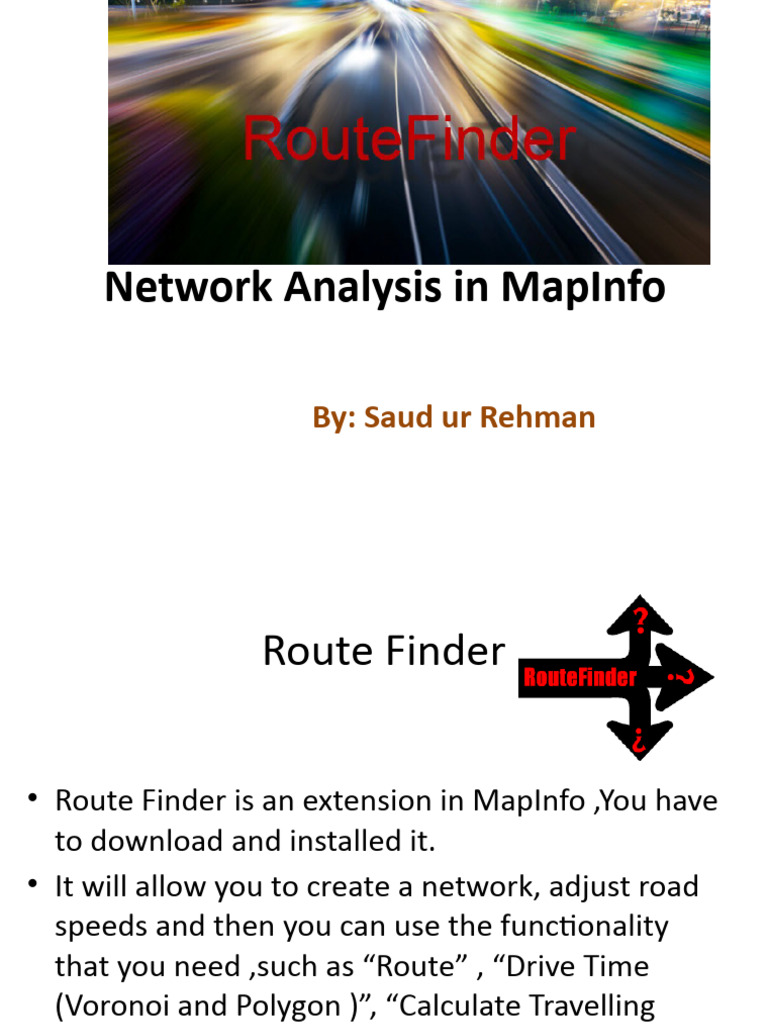 Mapinfo Network | PDF | Computers