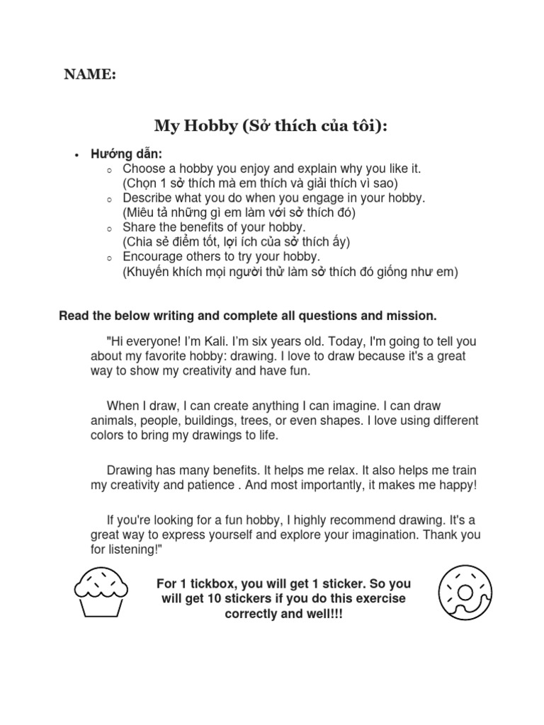 My Hobby | PDF