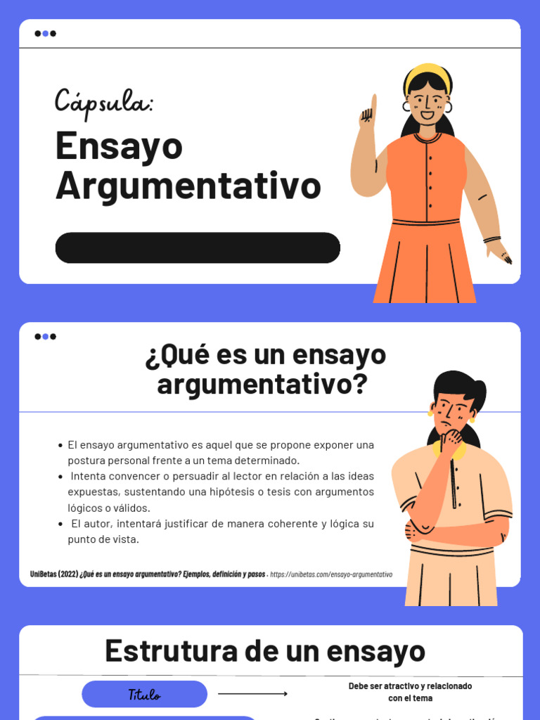 Cápsula Ensayo Argumentativo | PDF | Ensayos | Estilo apa