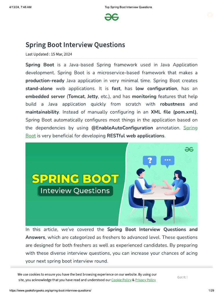 Sboot 1 | PDF
