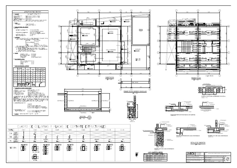E-01 Rev 0 | PDF | Construyendo tecnología | Edificios y estructuras