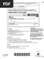 Eduqas GCSE Music - Practice Paper 'B' (2022 Exam) 1 | PDF | Song ...