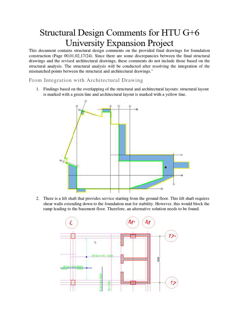 HTU Structural Design Comments | PDF | Beam (Structure) | Stiffness