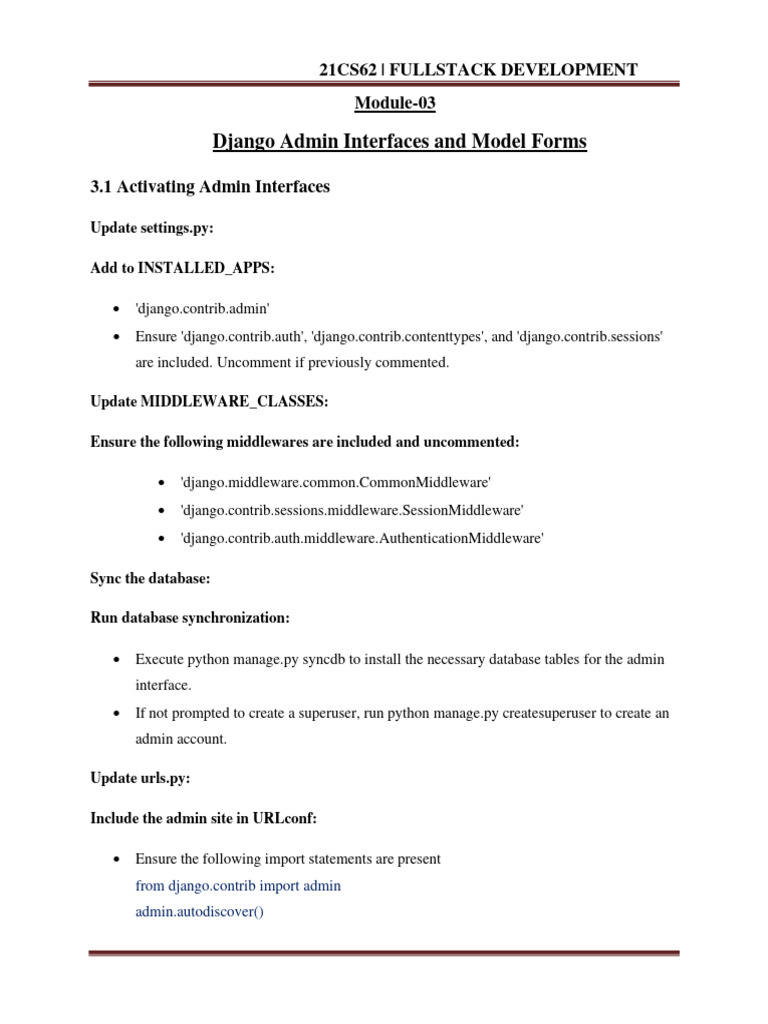 Module-03 FSD For Material | PDF | Class (Computer Programming) | Networking