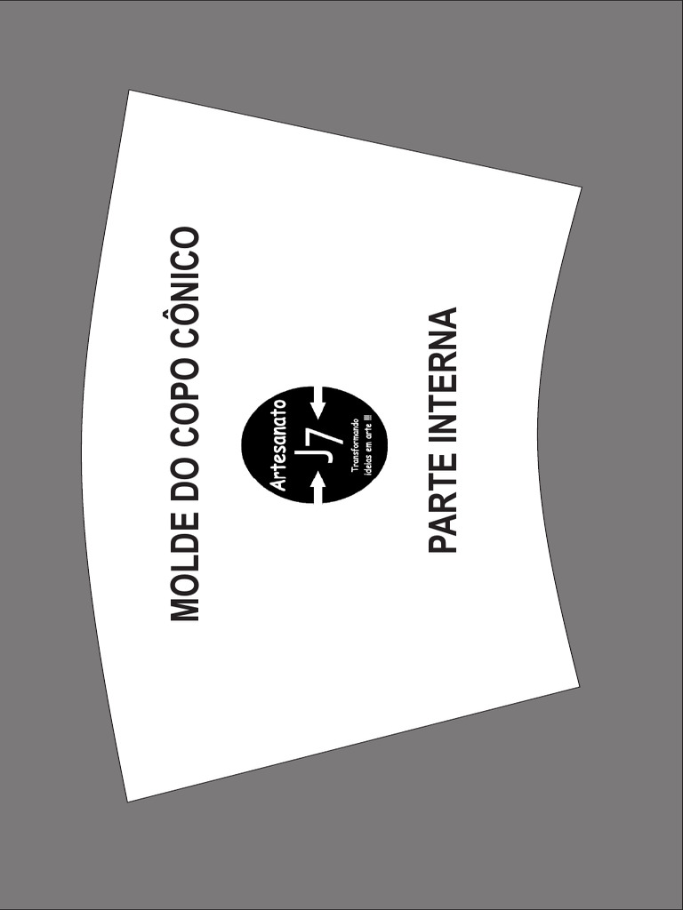 Molde copo cônico parte interna | PDF