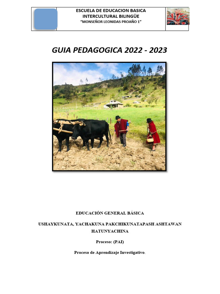Guía U69 - C3 10MO KICHWA | PDF | Modificación de comportamiento | Aprendizaje
