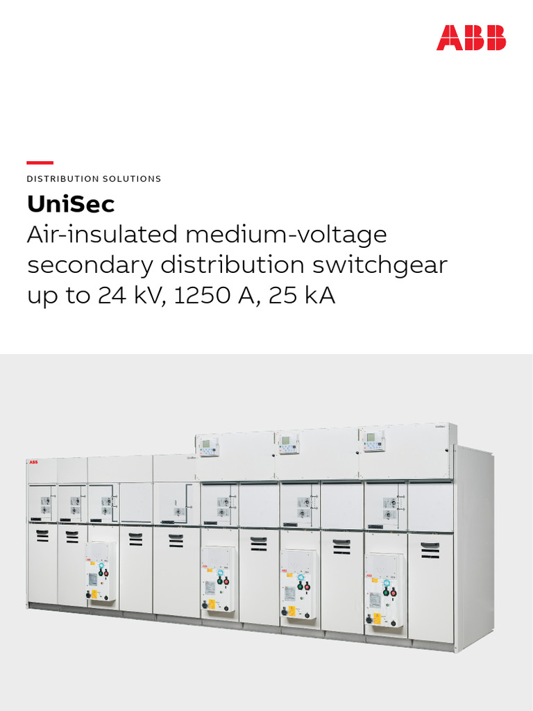 ABB - UniSec Product Catalogue - 1VFM200003 (EN) P | PDF | Electrical ...
