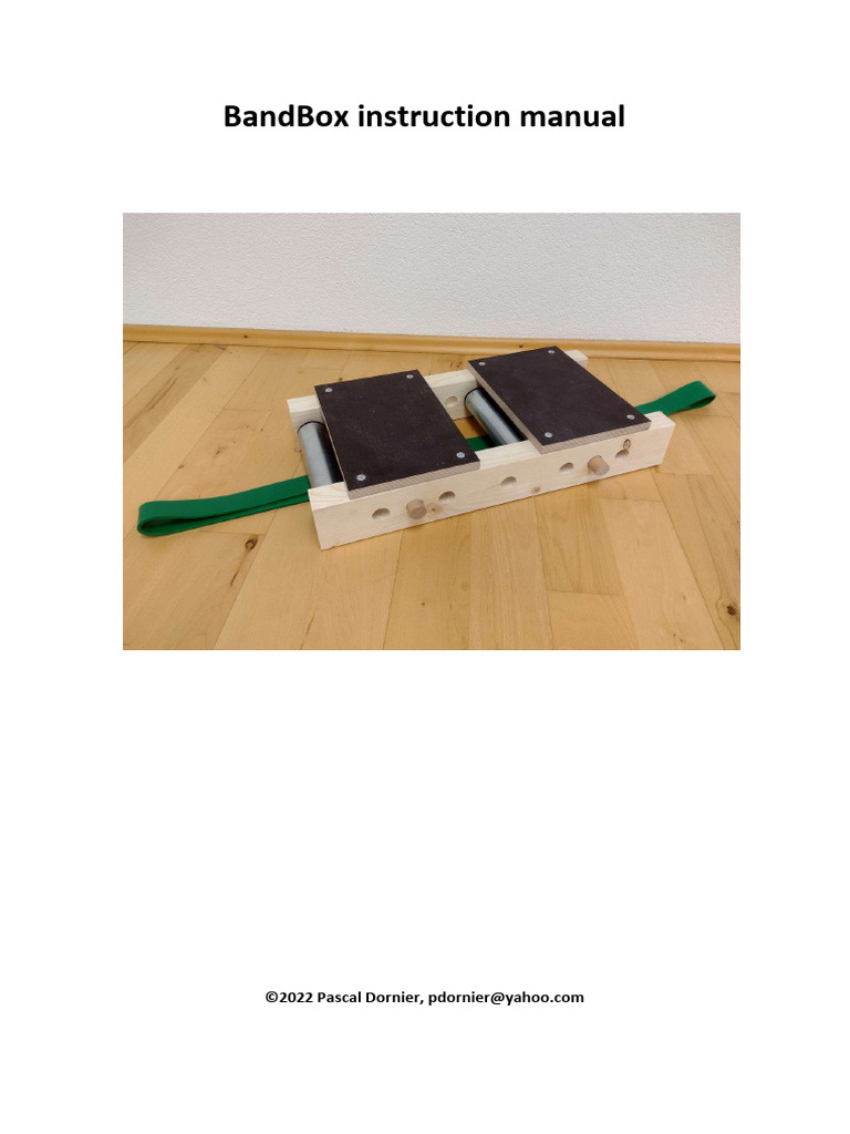BandBox Resistance Training Manual | PDF | Physical Fitness | Weight ...