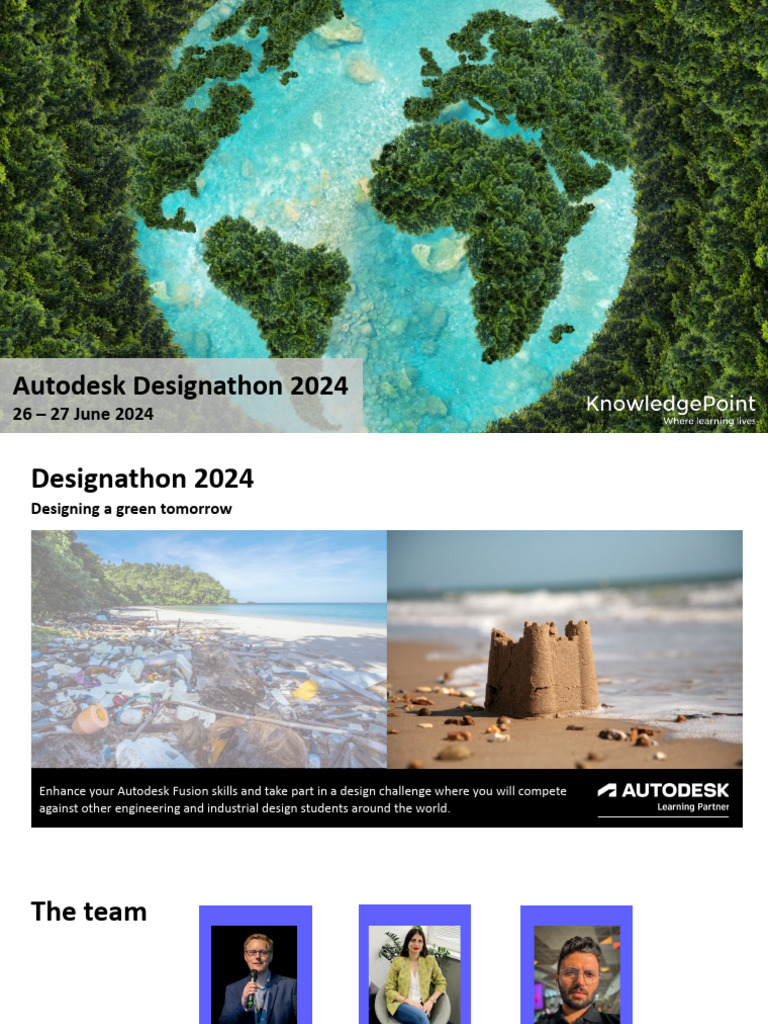 Autodesk Designathon Challange Presentation | PDF | Design | Waste