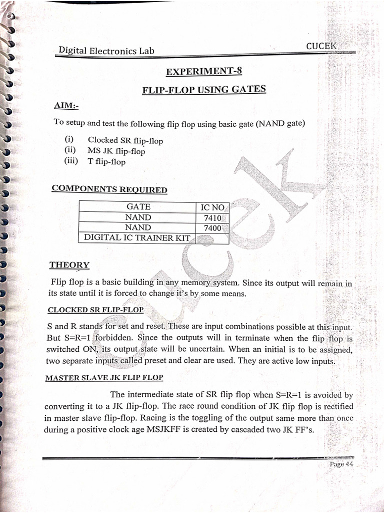 Digital Electronics Lab | PDF
