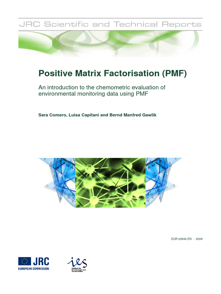 Reqno Jrc52754 Final PDF Version[1] | PDF | Principal Component Analysis | Matrix (Mathematics)