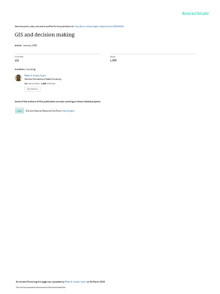 Eastman et al 1993_Gis and Decision Making | Download Free PDF ...