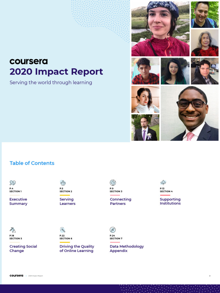 Coursera Impact Report 2020 | PDF | Learning | Educational Technology