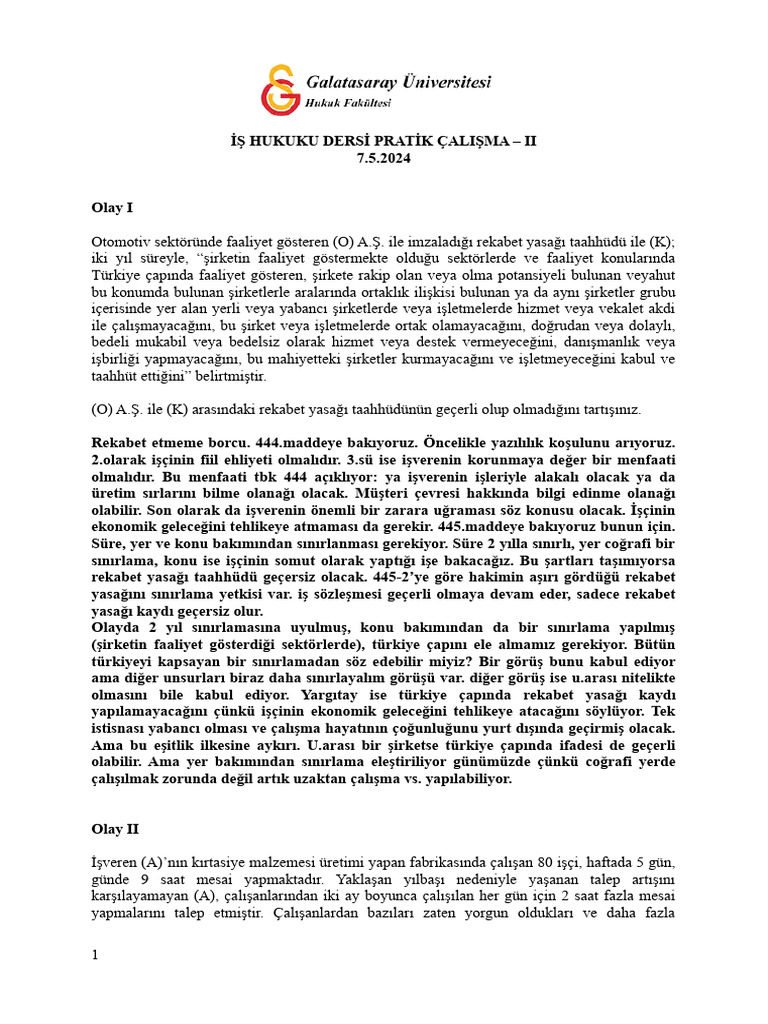 İş Pratik 2 | PDF