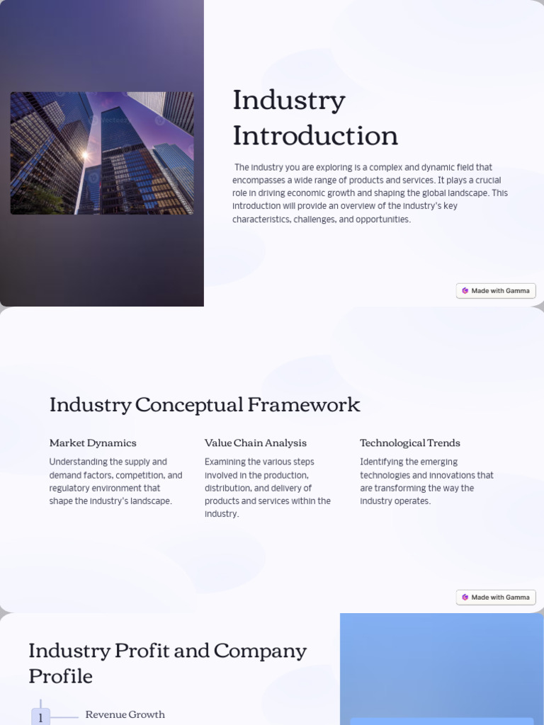 Industry Introduction | PDF | Market (Economics) | Innovation