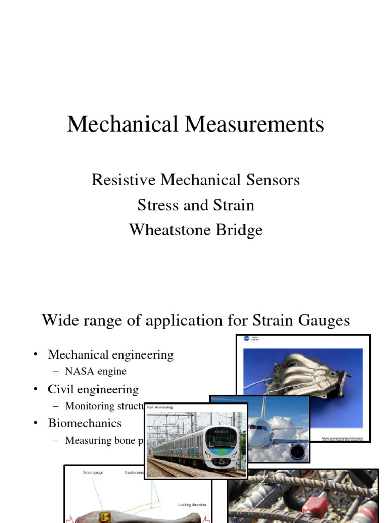Week13-Mechanical Measurements | PDF | Young's Modulus | Elasticity ...