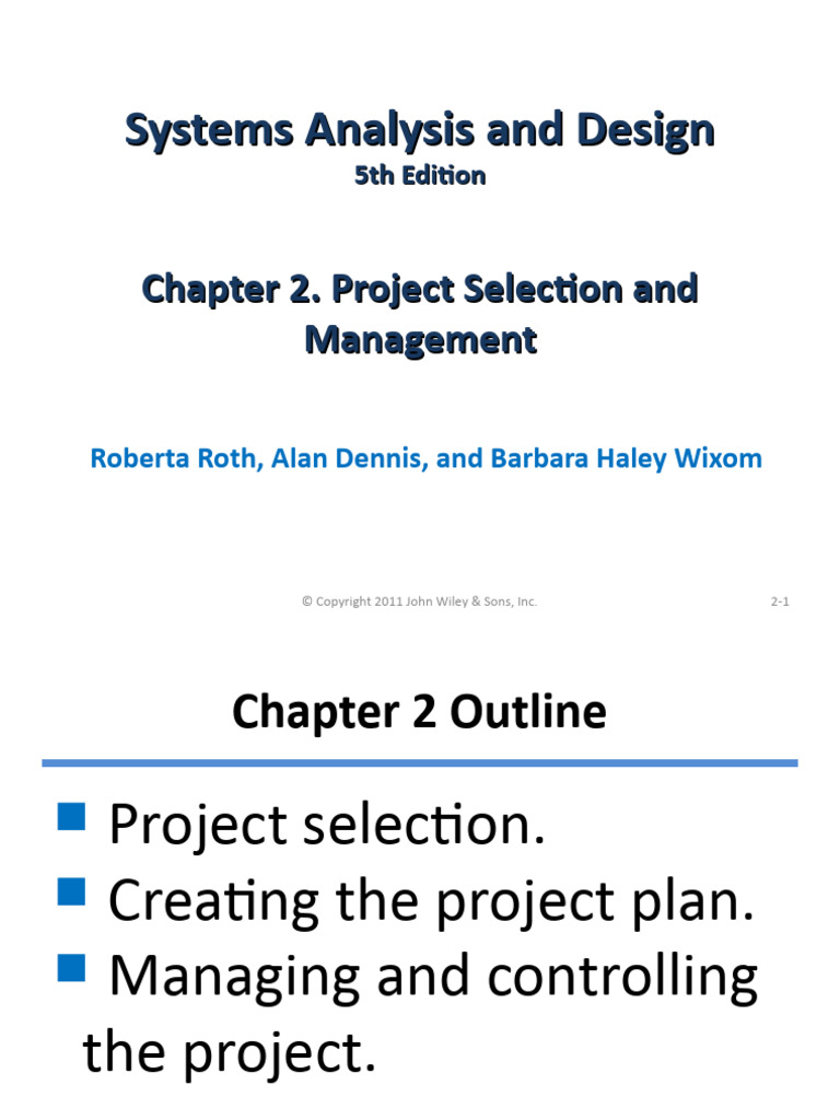 Project Selection and Management | PDF | Software Development Process ...