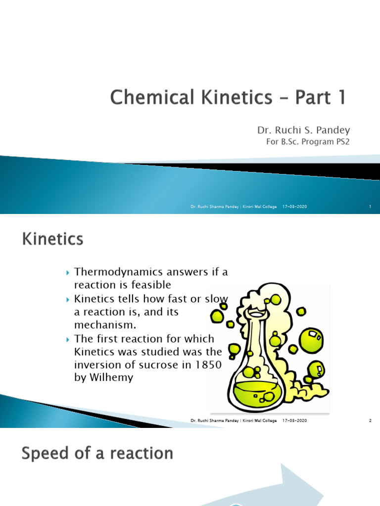 Kinetics and Thermodynamics Overview | PDF