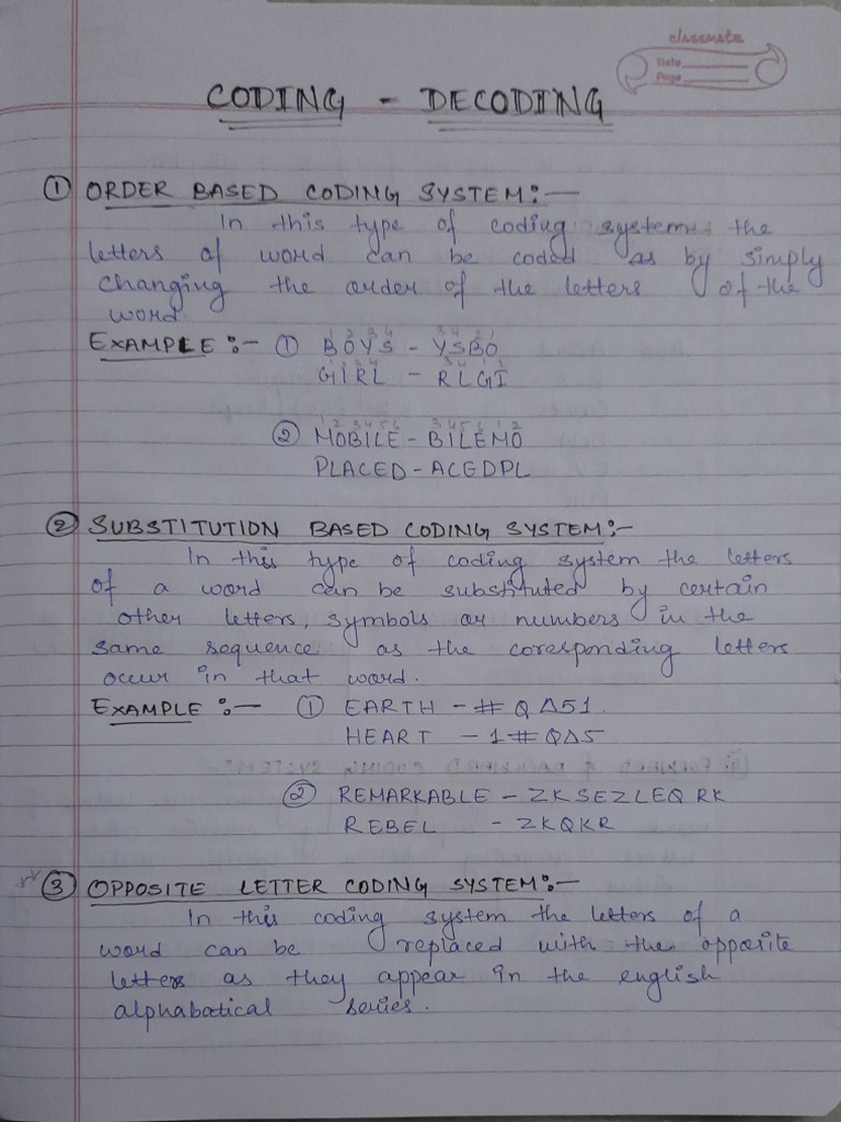 Coding de Decoding | PDF