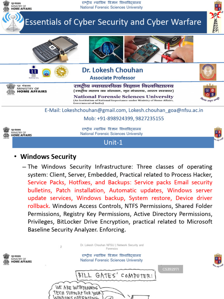 3 CyberSecurity Forensics Unit-1-A | PDF | Password | Operating System