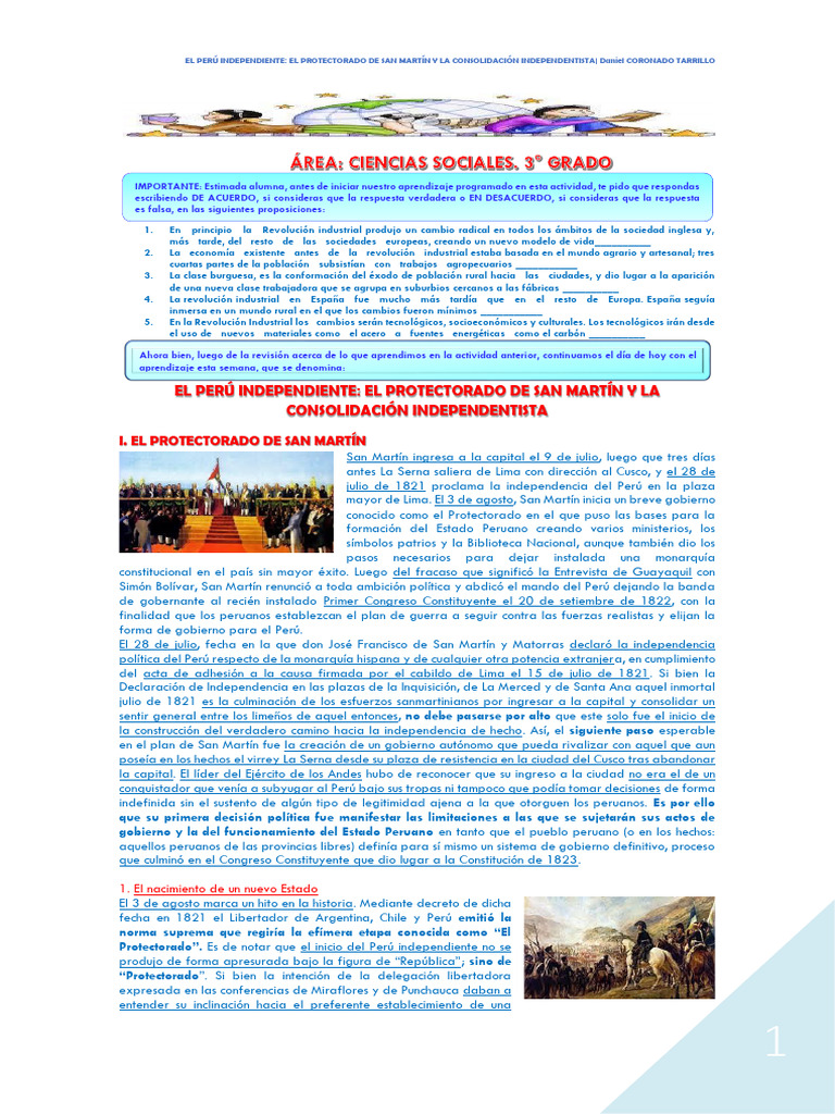 Aprendizaje de CCSS - 3° Grado-1 | PDF | Perú